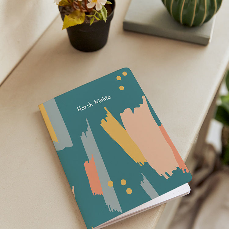 Custom Notebook with Printed Name & Theme