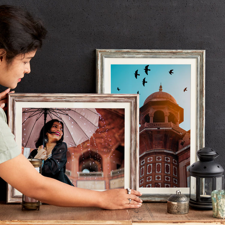 Distressed Framed Print | Customized Premium Frames online | Zoomin