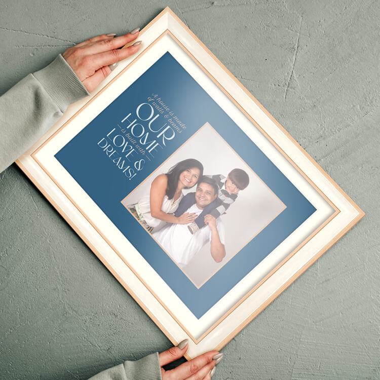 Custom Premium Modern Chestnut Photo Frame Online | Zoomin