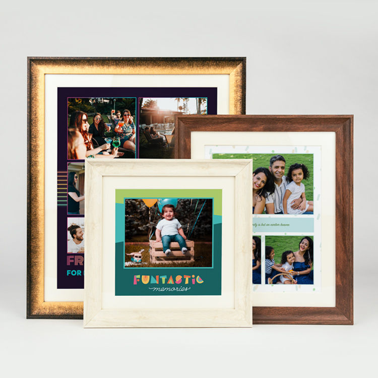 Natural Wood Framed Print | Custom Framed Prints online | Zoomin