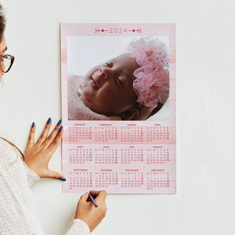 Poster Calendar 2024 - Customized Photo Calendar Posters Online | Zoomin