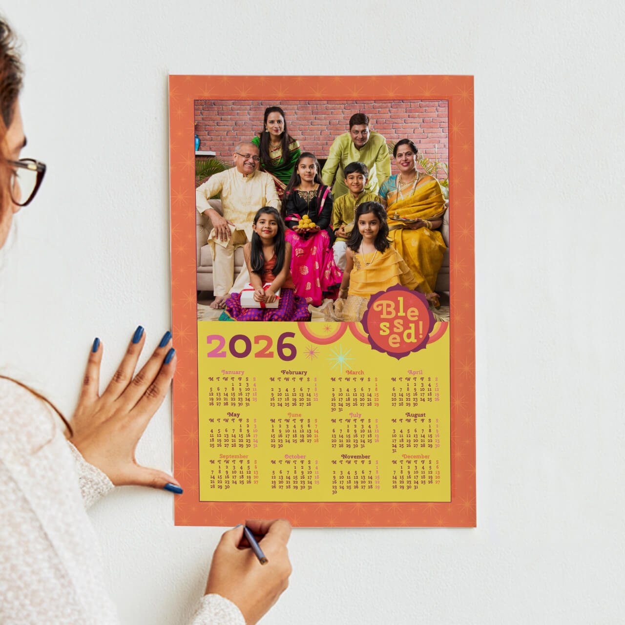 Poster Calendar 2025 - Customized Photo Calendar Posters Online | Zoomin