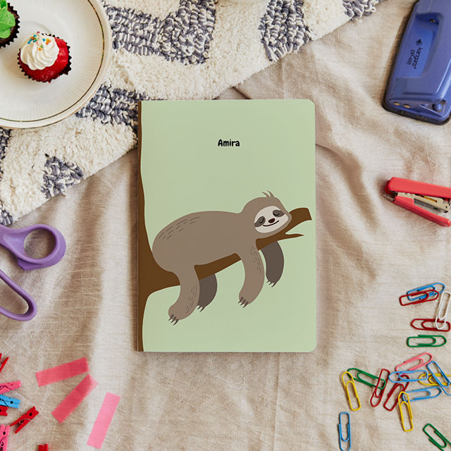 Lazy Love Personalised A5 Notebook | Zoomin