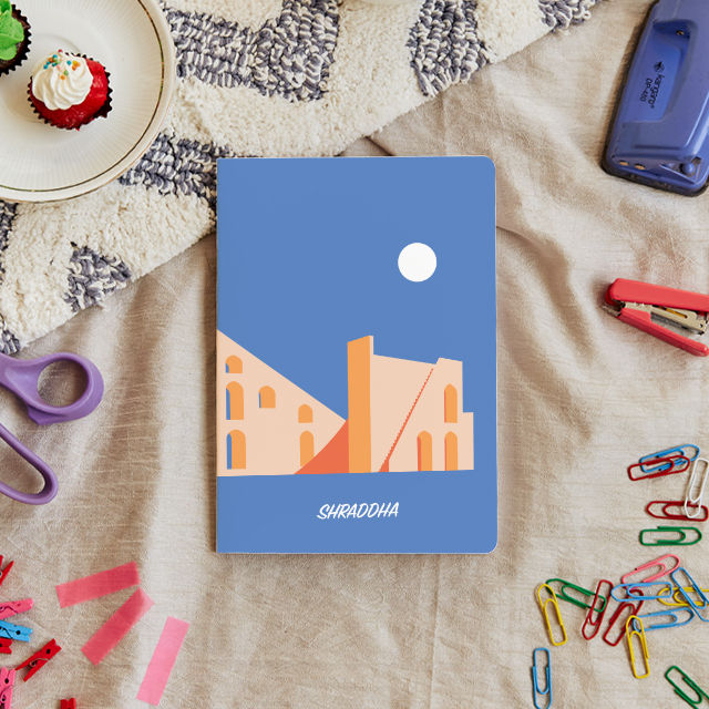 minimal-aesthetic Personalised A5 Notebook | Zoomin