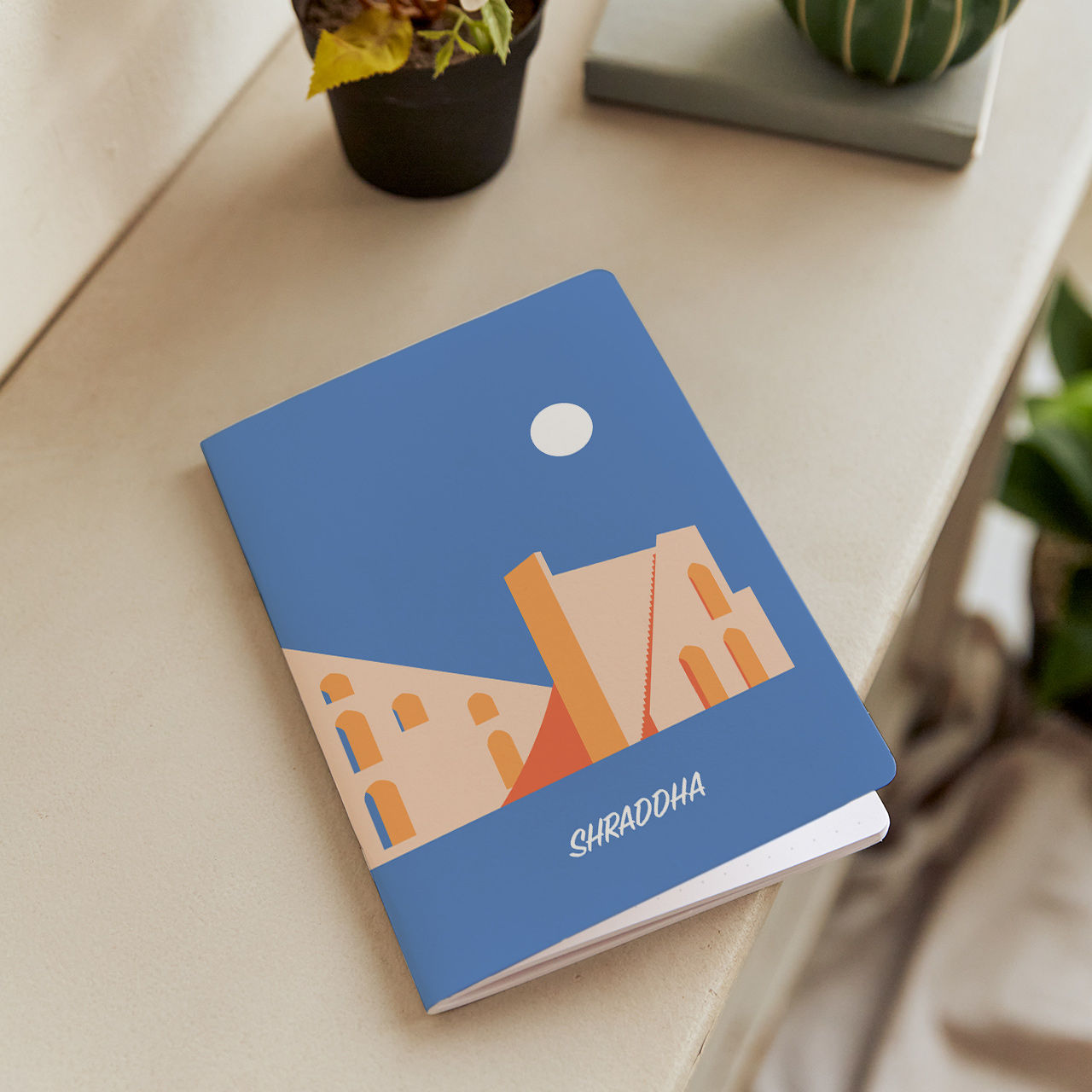 minimal-aesthetic Personalised A5 Notebook | Zoomin