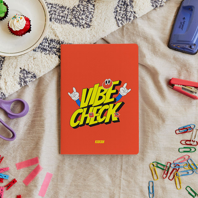 Vibe Check Personalised A5 Notebook | Zoomin
