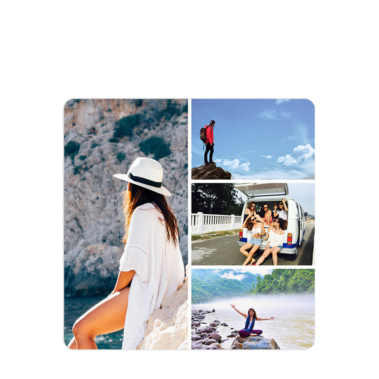 Acrylic print 4 photo Grid 3 | Zoomin