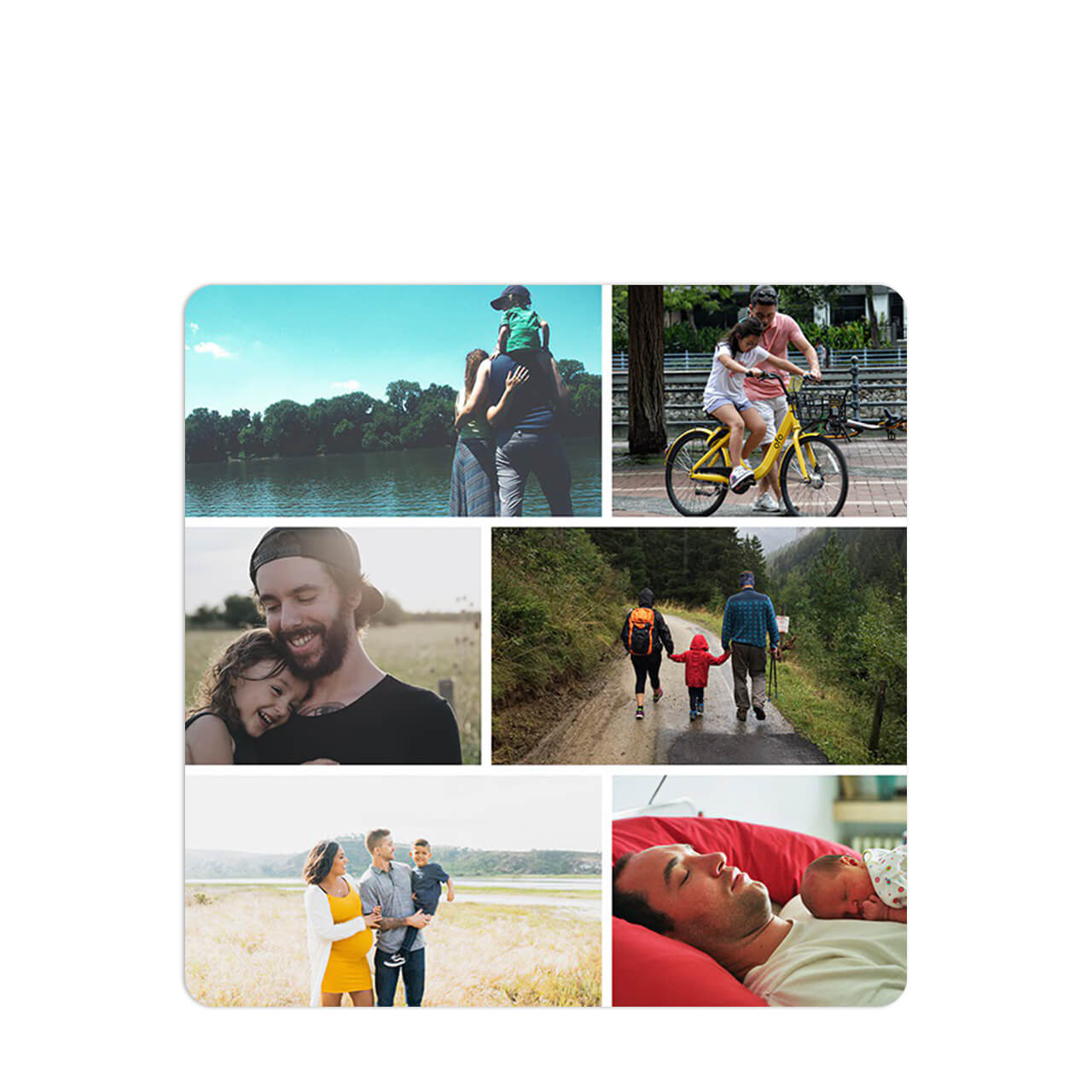 Acrylic print 6 photo Grid 2 | Zoomin