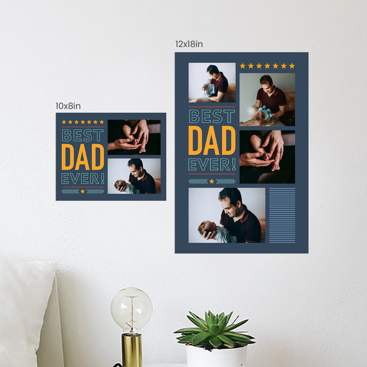 Best Dad Ever Collage Poster | Zoomin