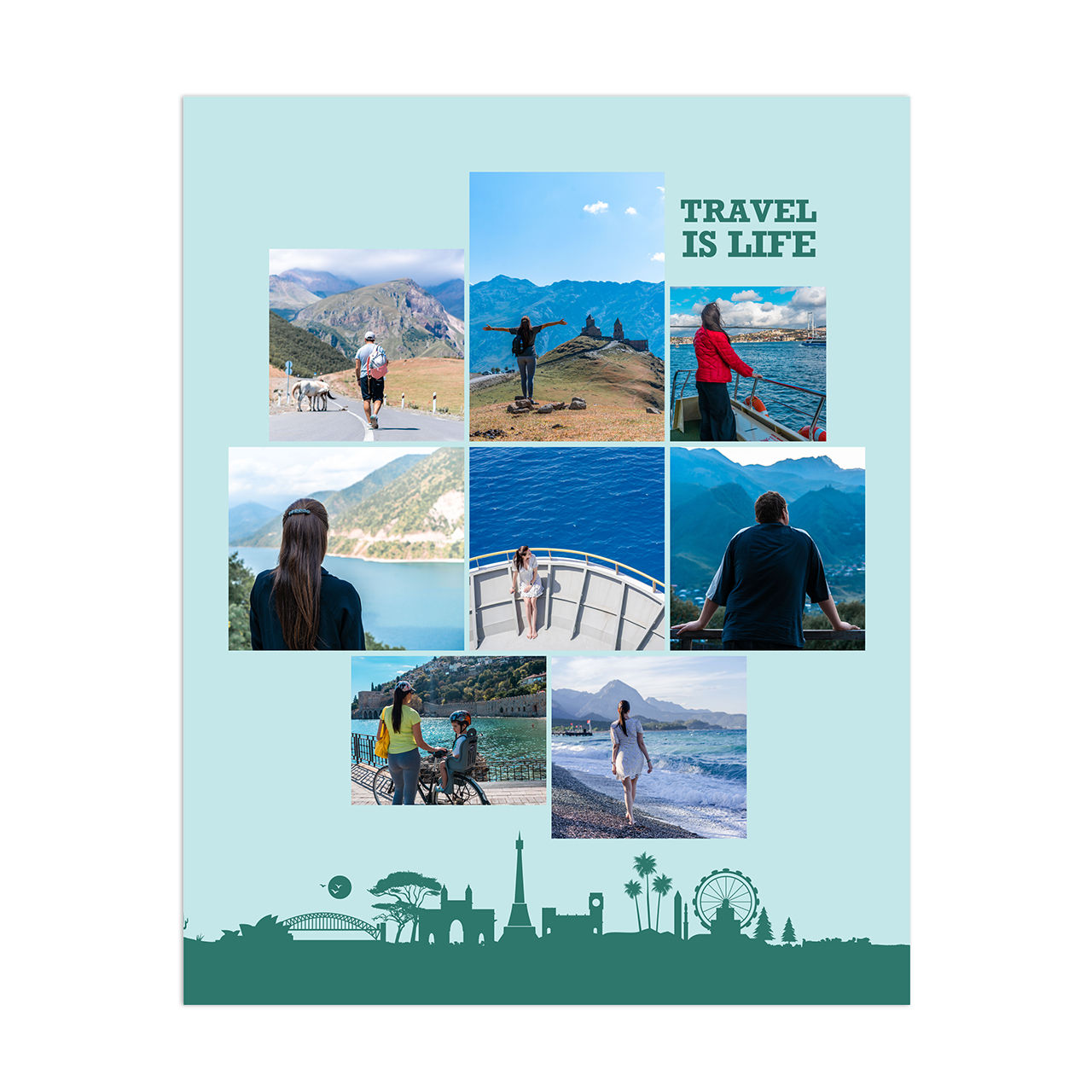 Wall Collage Poster Online - Photo Poster For Wall | Zoomin