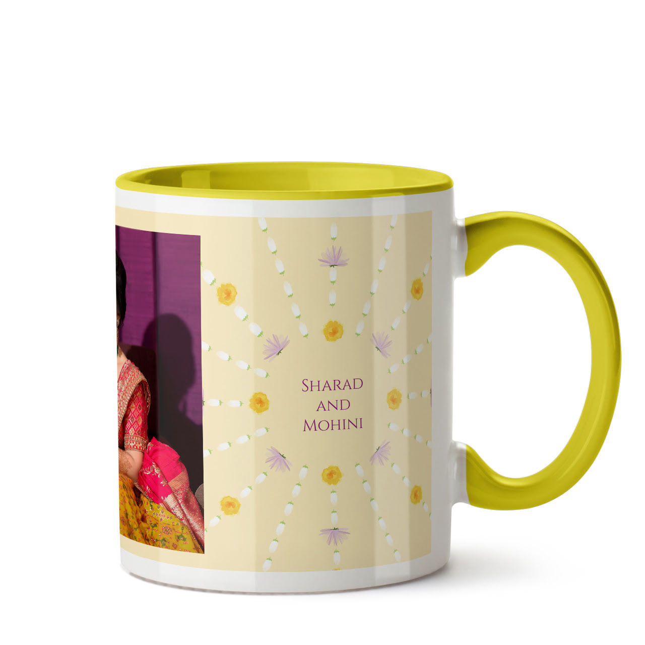 Personalized Inside Color Mugs - Inner Color Photo Mug