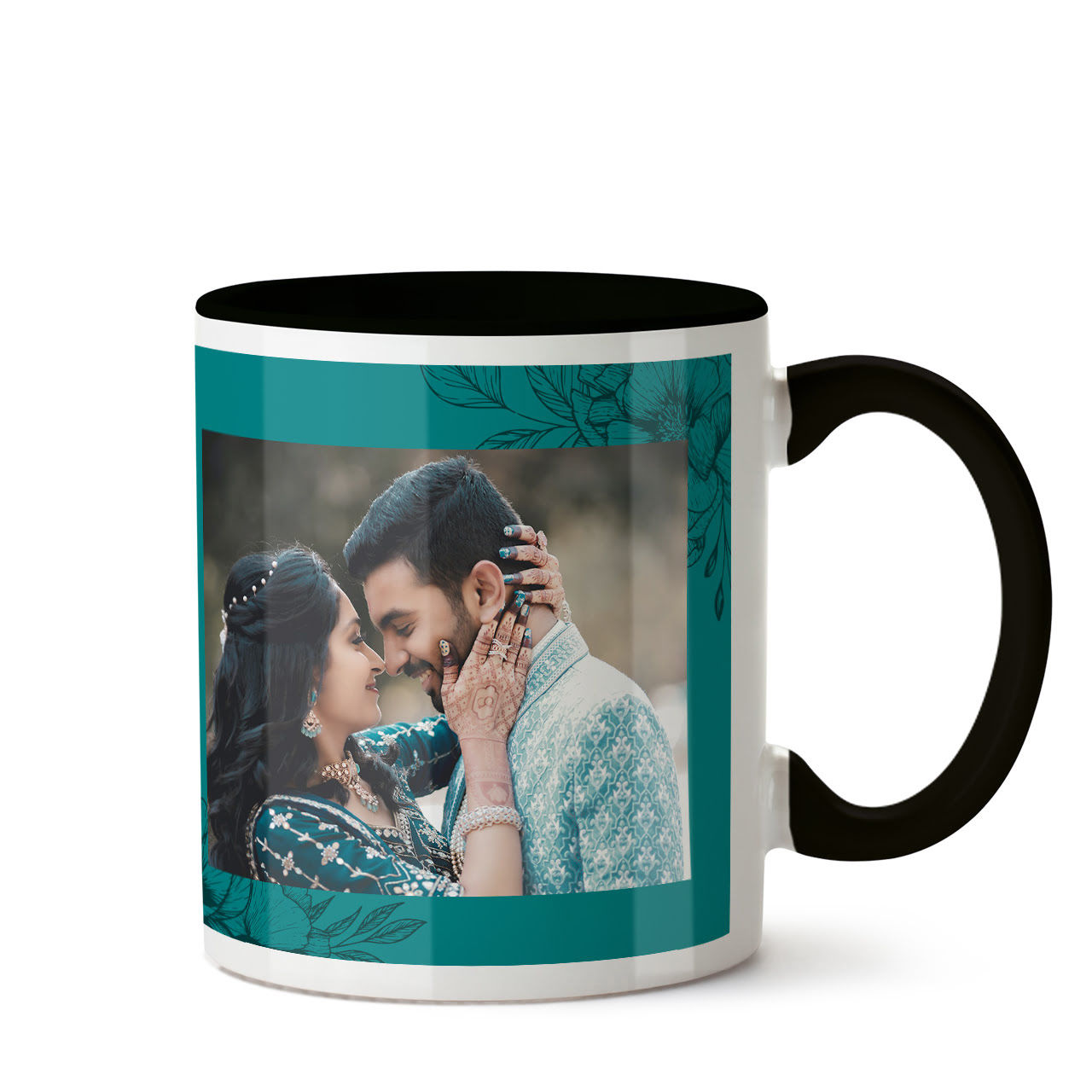 Personalized Inside Color Mugs - Inner Color Photo Mug