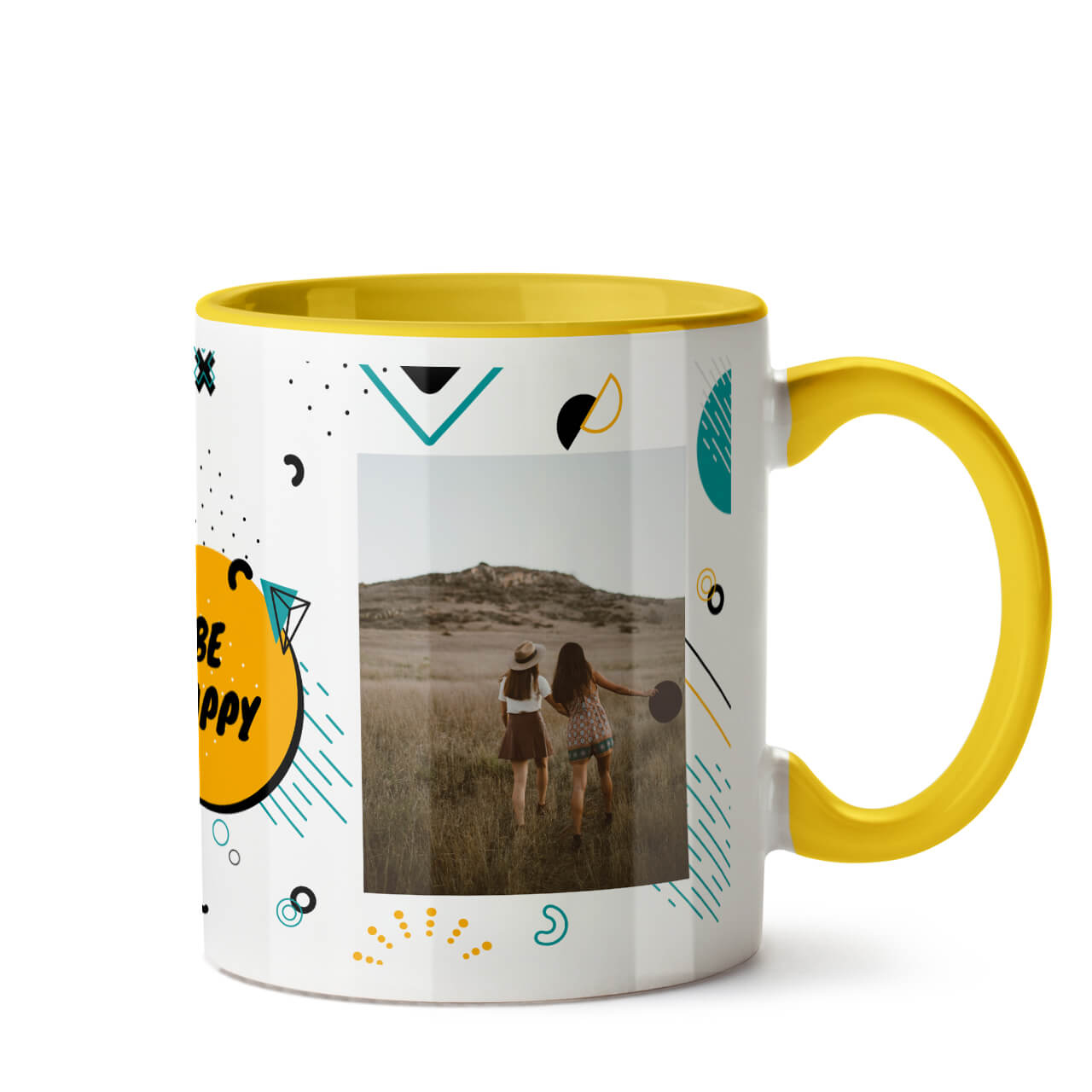 Personalized Inside Color Mugs - Inner Color Photo Mug