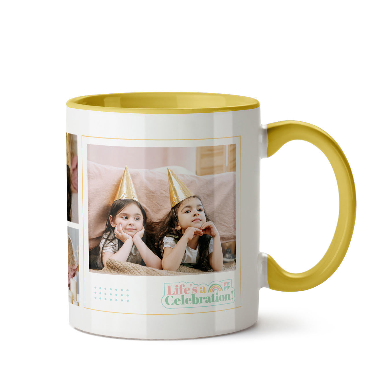 Personalized Inside Color Mugs - Inner Color Photo Mug