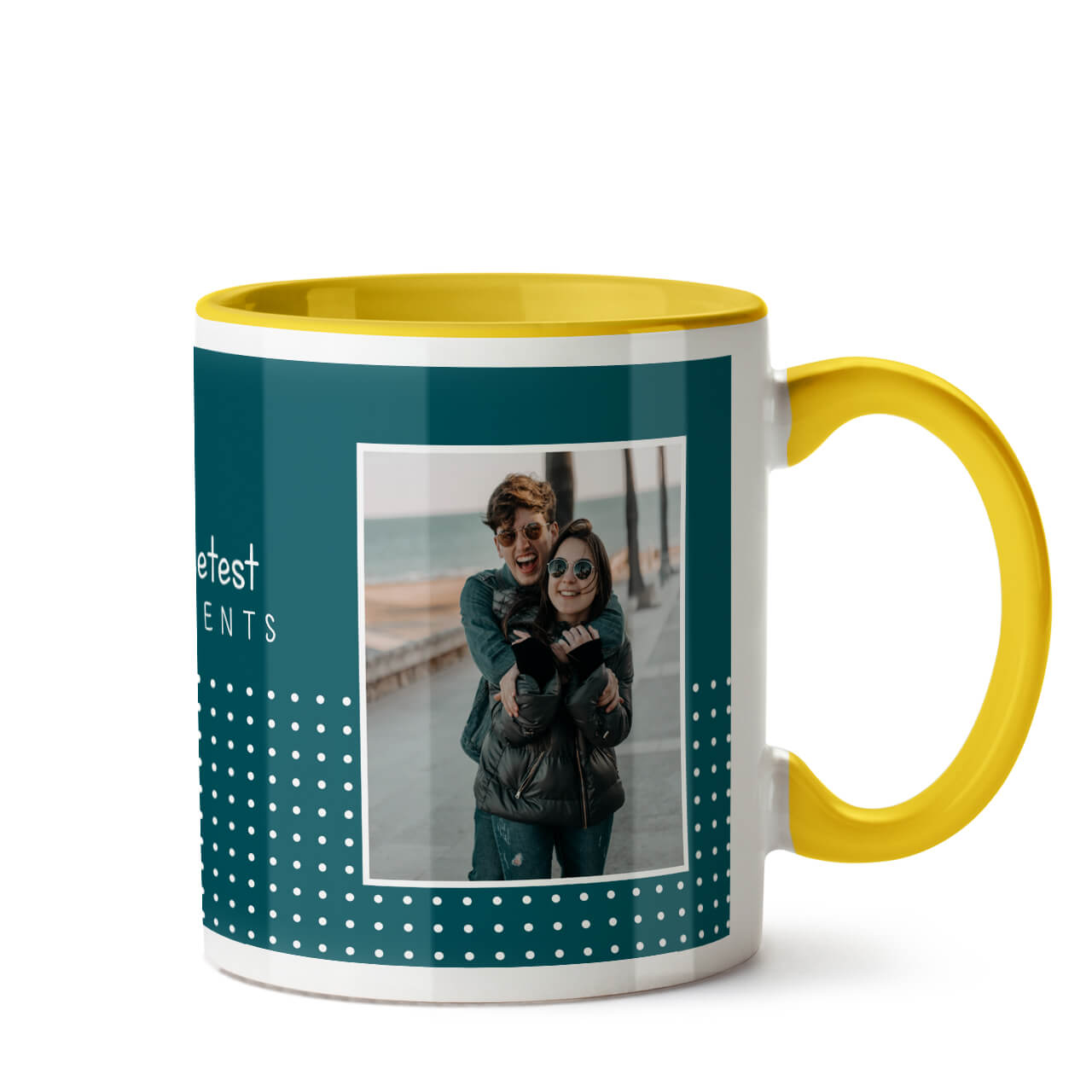 Personalized Inside Color Mugs - Inner Color Photo Mug