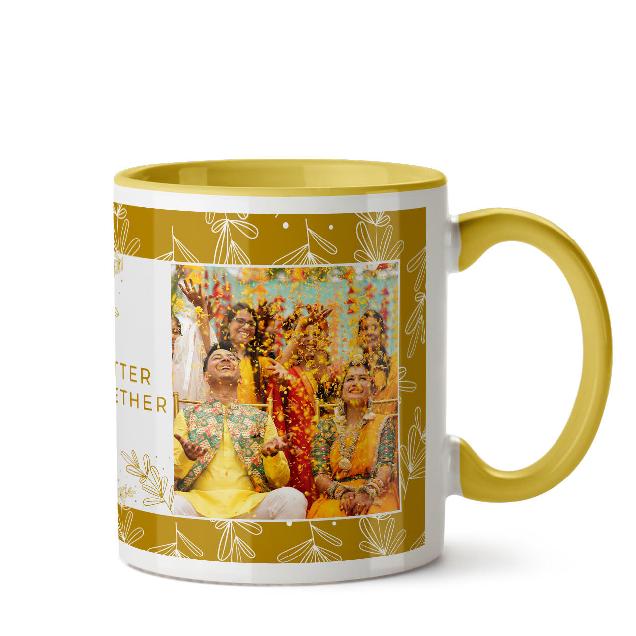 Personalized Inside Color Mugs - Inner Color Photo Mug