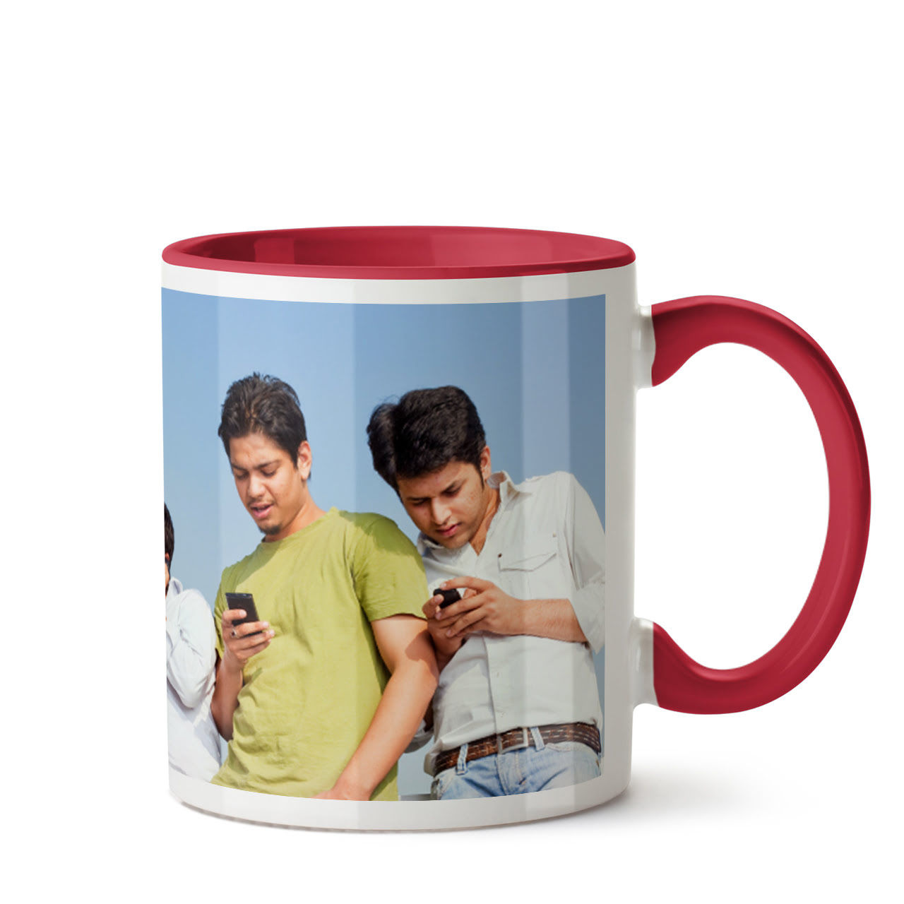 Personalized Inside Color Mugs - Inner Color Photo Mug