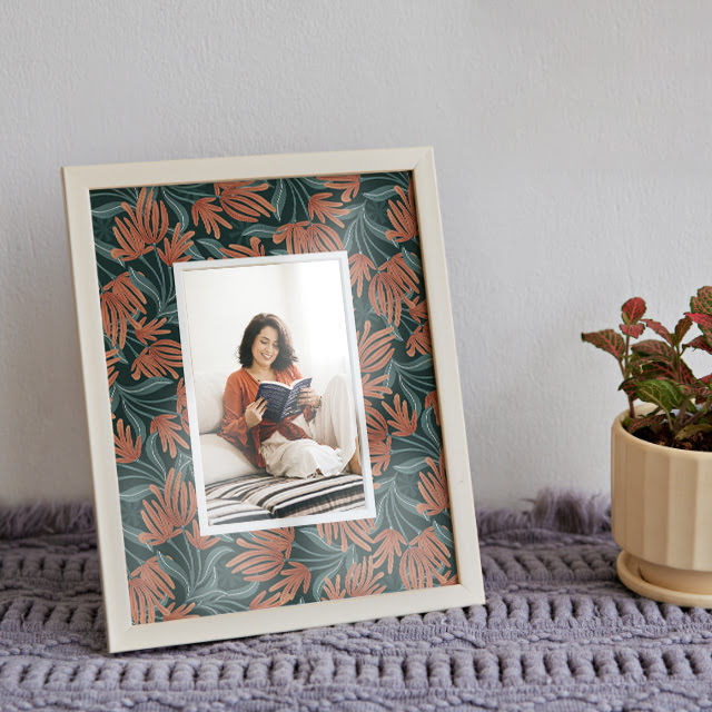 Flora Designer Mat Photo Frames | Zoomin