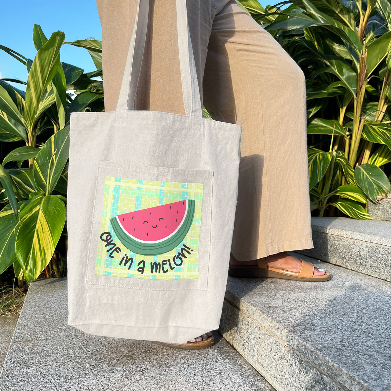 One in a Melon Designer Tote Bags | Zoomin