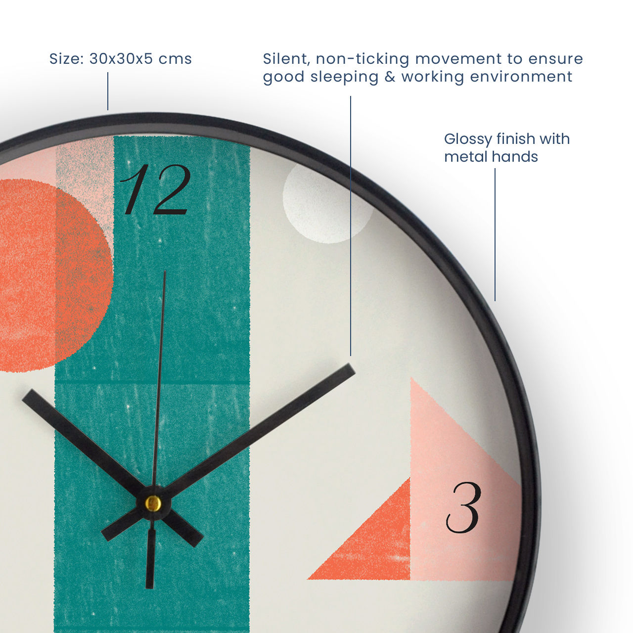 Abstract Designer Wall Clocks | Zoomin