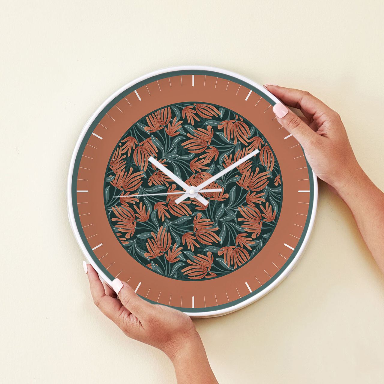 Flora Designer Wall Clocks | Zoomin