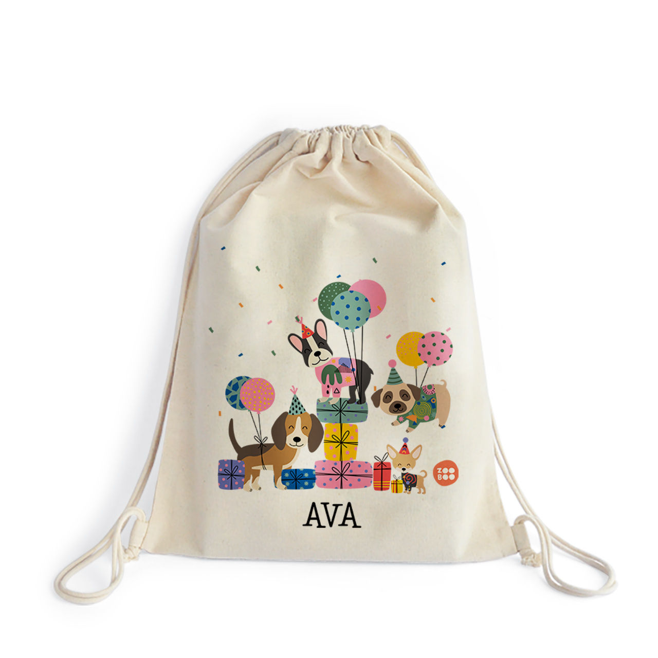 Personalized Drawstring Bag - Custom Drawstring Pouch Online | Zoomin