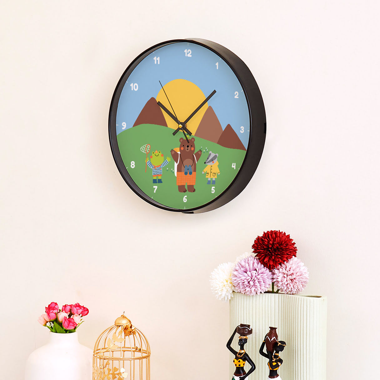 Into The Wild Children's Wall Clock | Zoomin