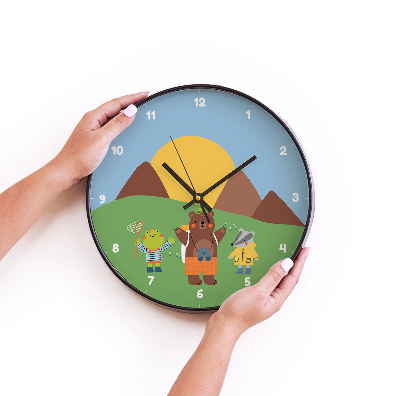 Into The Wild Children's Wall Clock | Zoomin