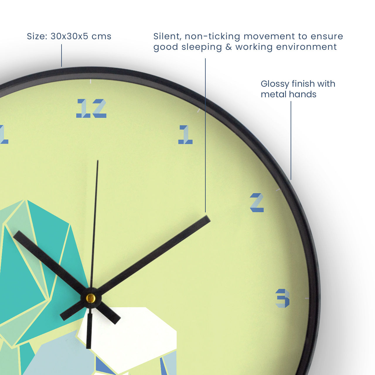 Origami Children's Wall Clock | Zoomin