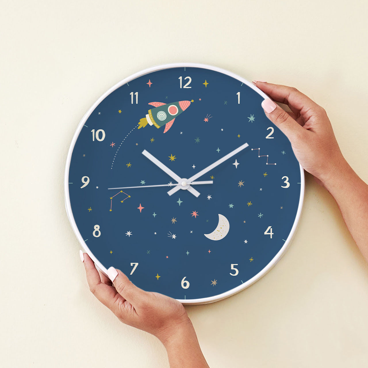Space Explorer Children's Wall Clock | Zoomin