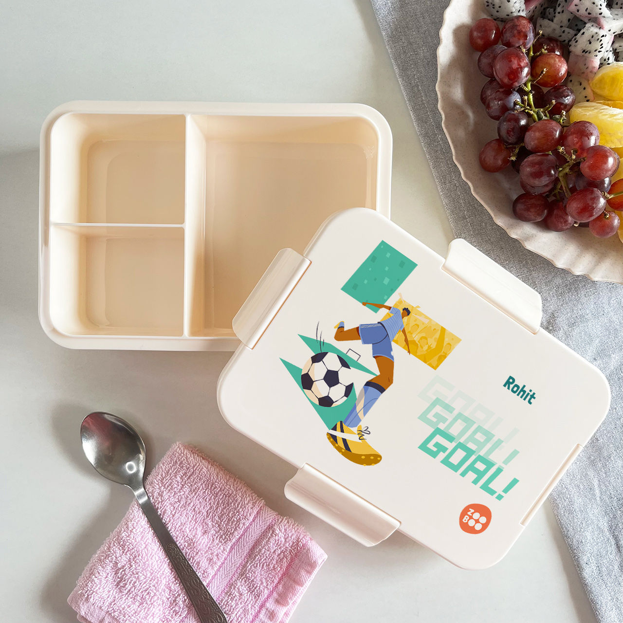 Football Goals Boy Bento Lunch Box | Zoomin