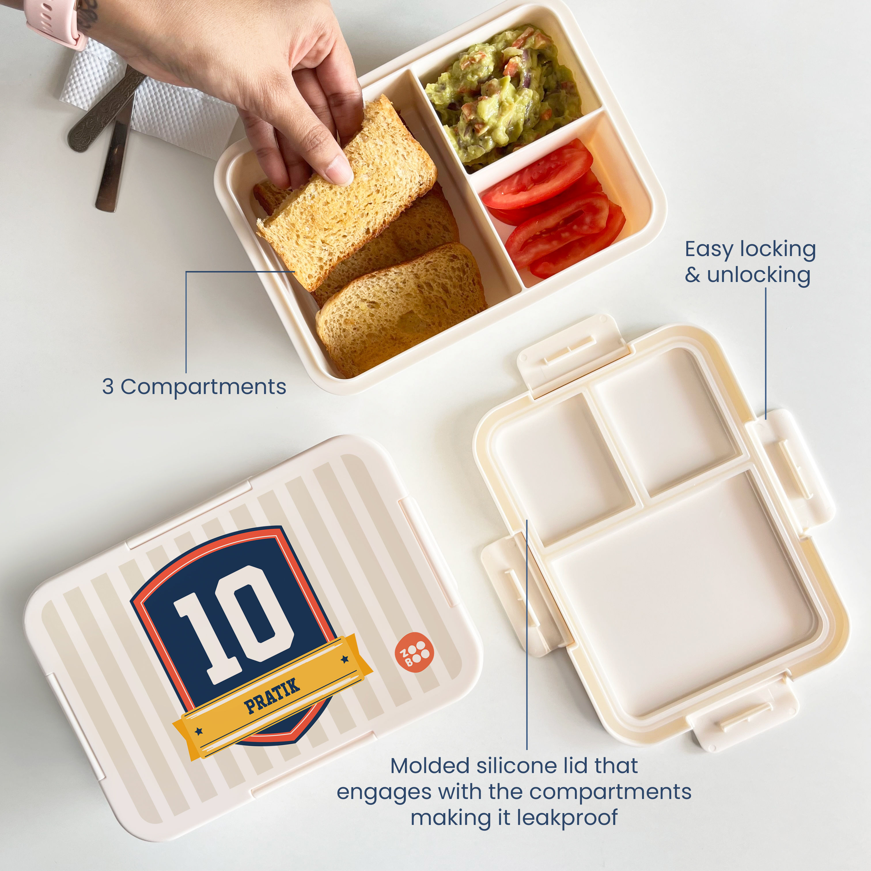 Jersey Number Bento Lunch Box | Zoomin