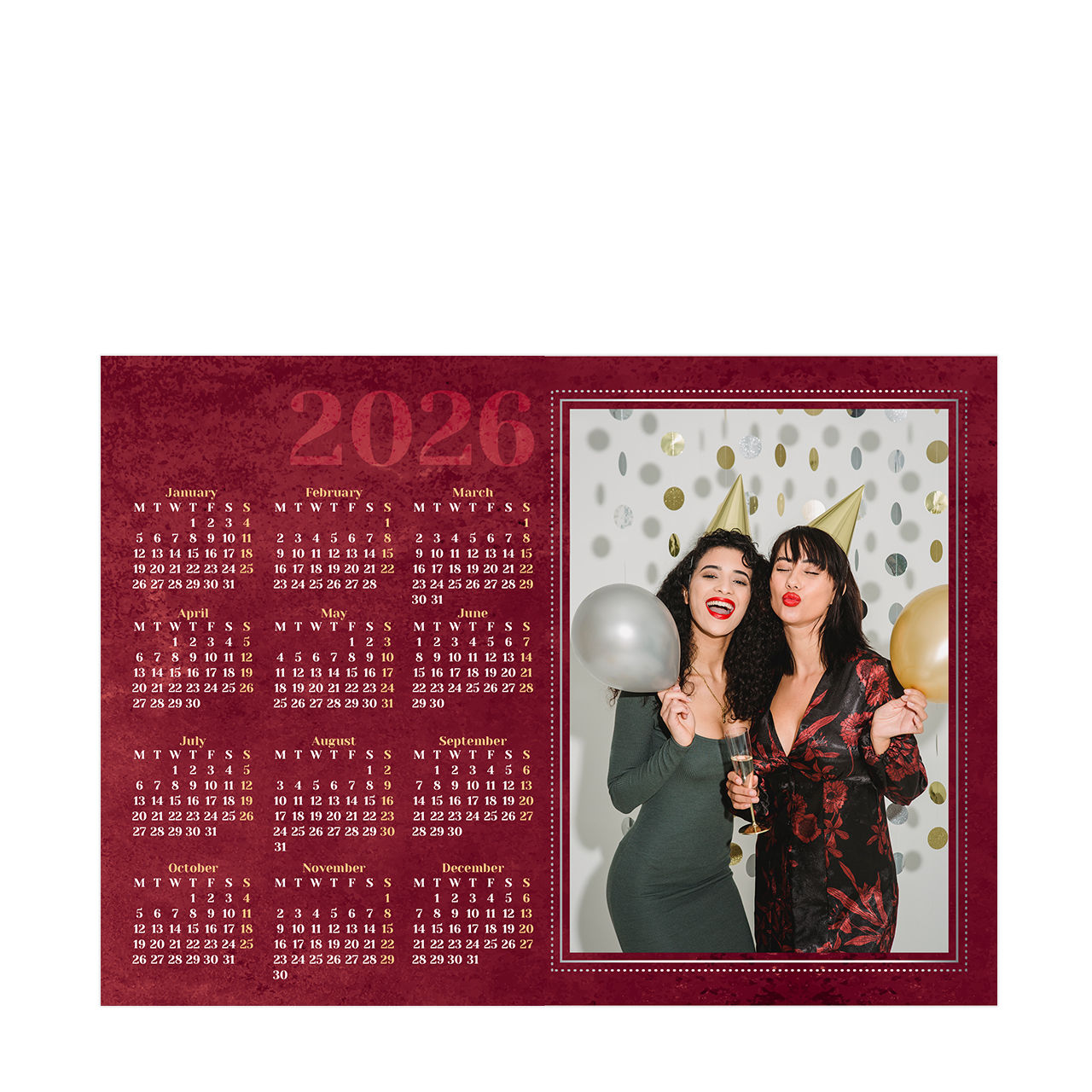 Living Life & Loving It Photo Magnet Calendar | Zoomin