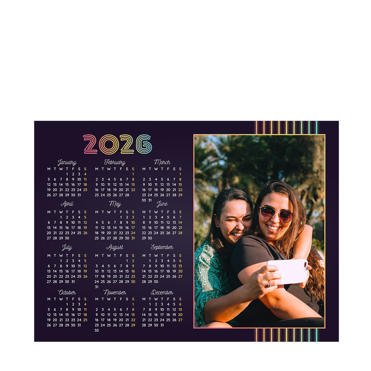 Squad Goals Photo Magnet Calendar | Zoomin