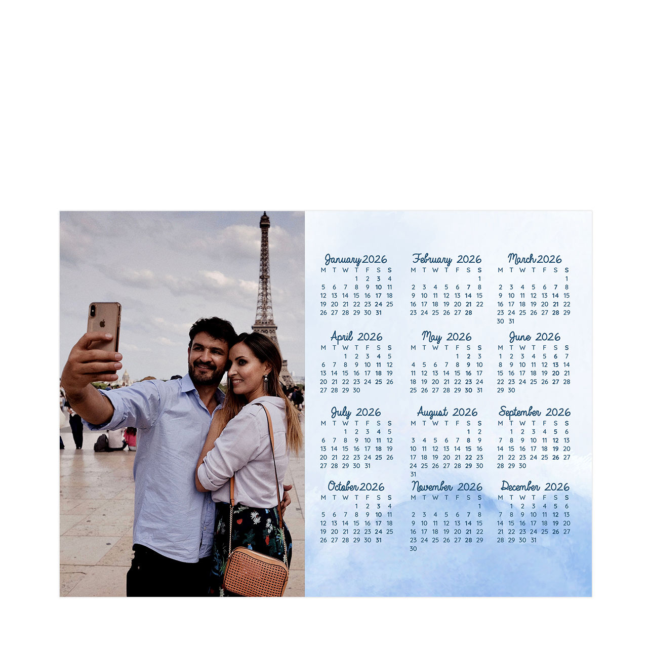 Vacay All Day Photo Magnet Calendar | Zoomin