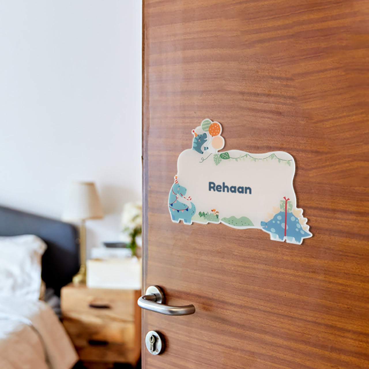 Dino Party Custom Name Board | Zoomin