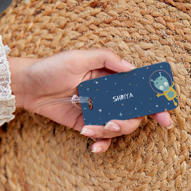 Space Explorer Custom Name Tag | Zoomin