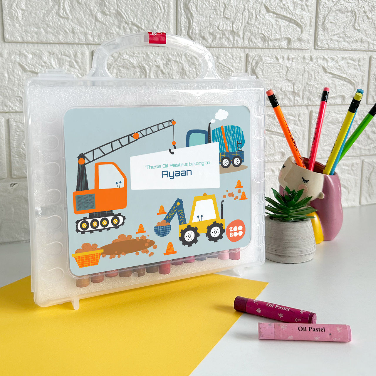 Lets Build Personalized Crayon Box | Zoomin