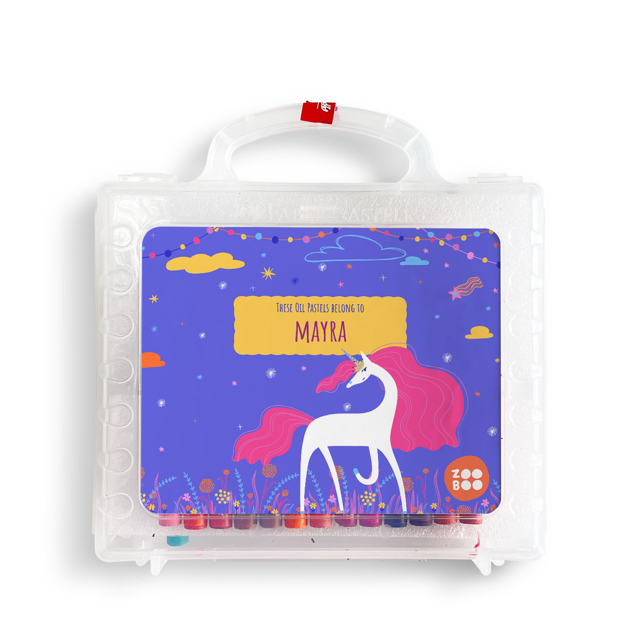 Magical Unicorn Custom Name Tag | Zoomin