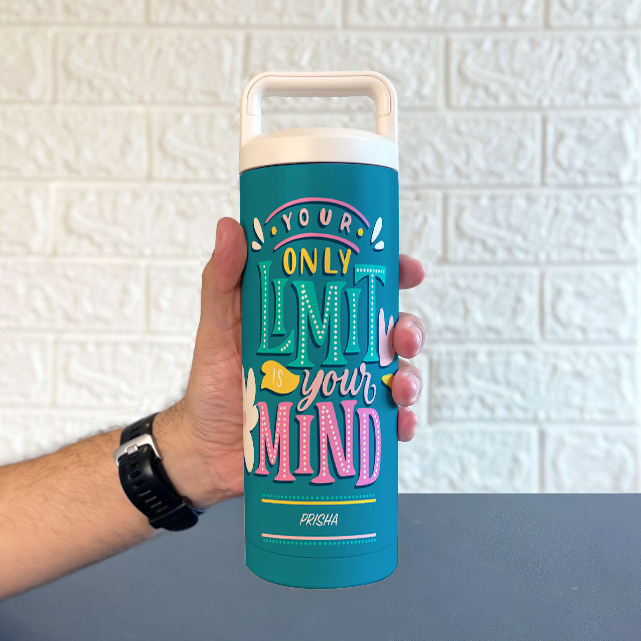 Limitless Personalized Water Bottle | Zoomin