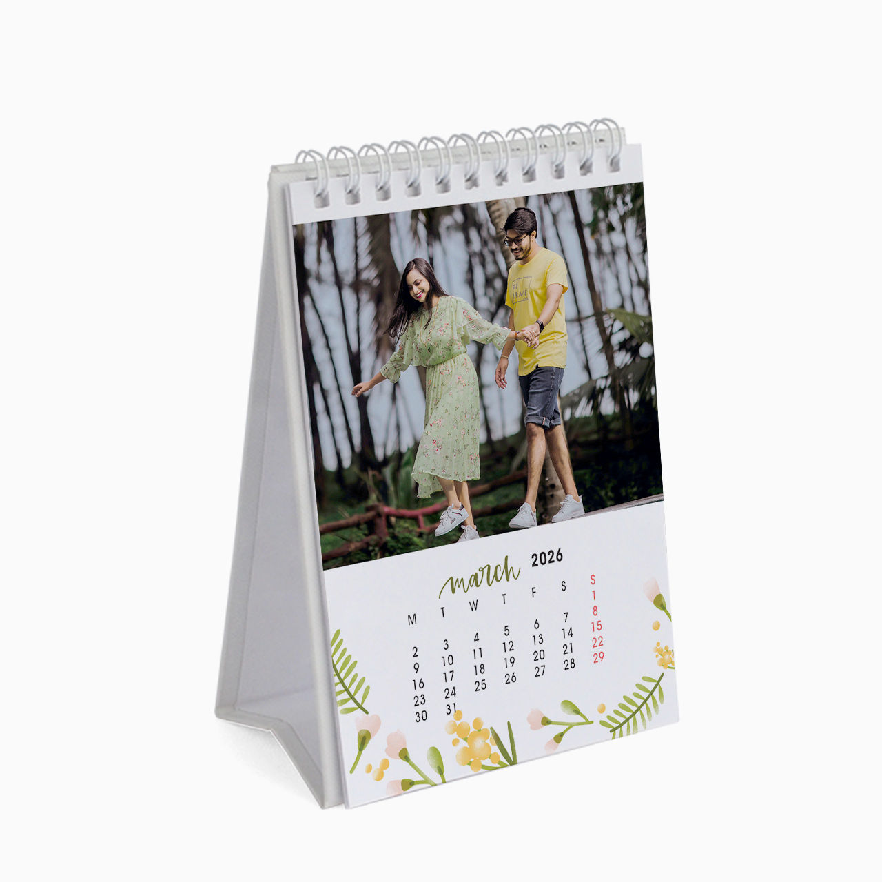 Floral Moments Mini Desktop Calendar | Zoomin
