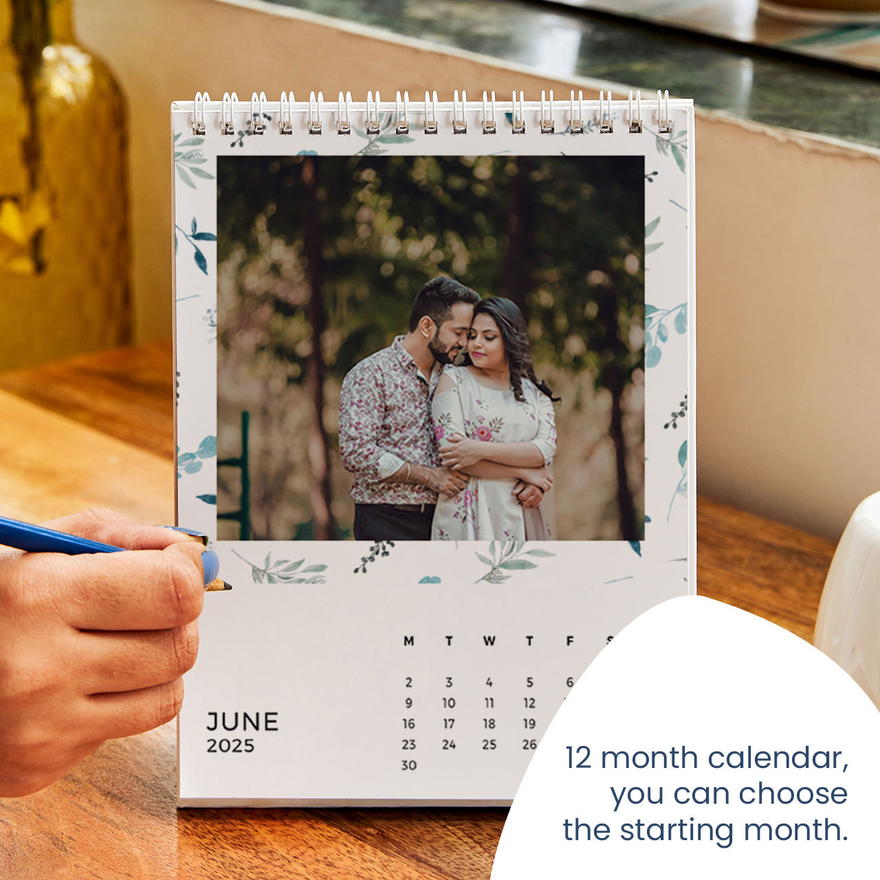 Flowers for You Mini Desktop Calendar | Zoomin