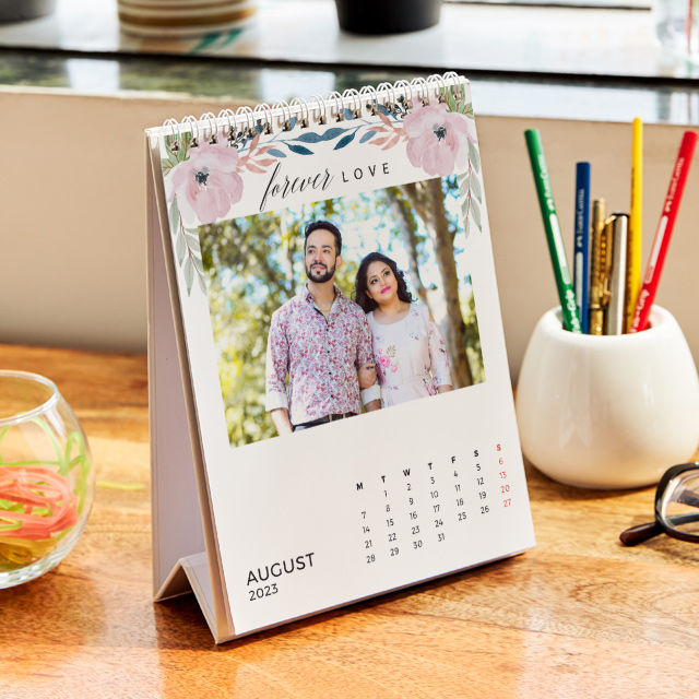 Flowers for You Mini Desktop Calendar | Zoomin