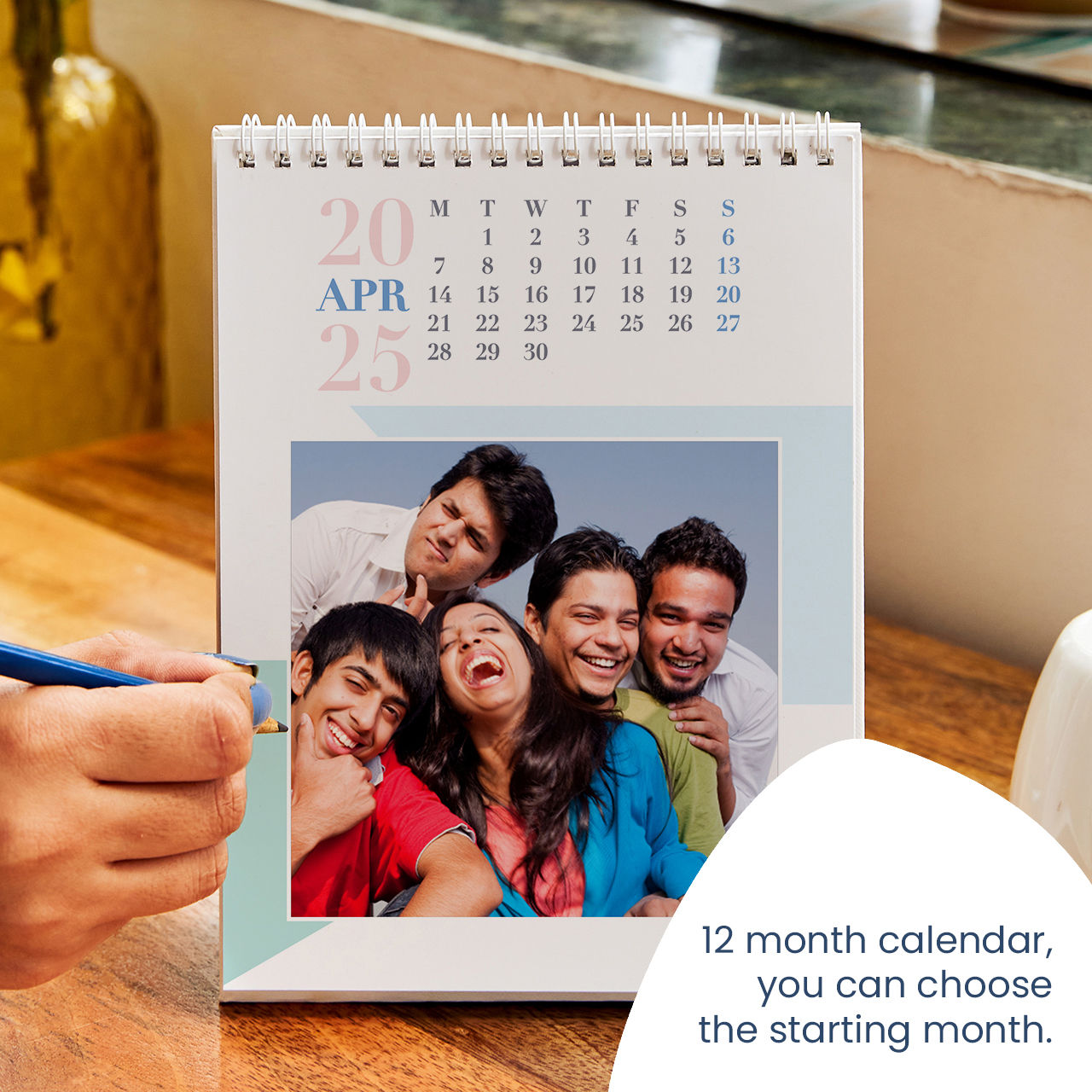 Memories For Life Mini Desktop Calendar | Zoomin