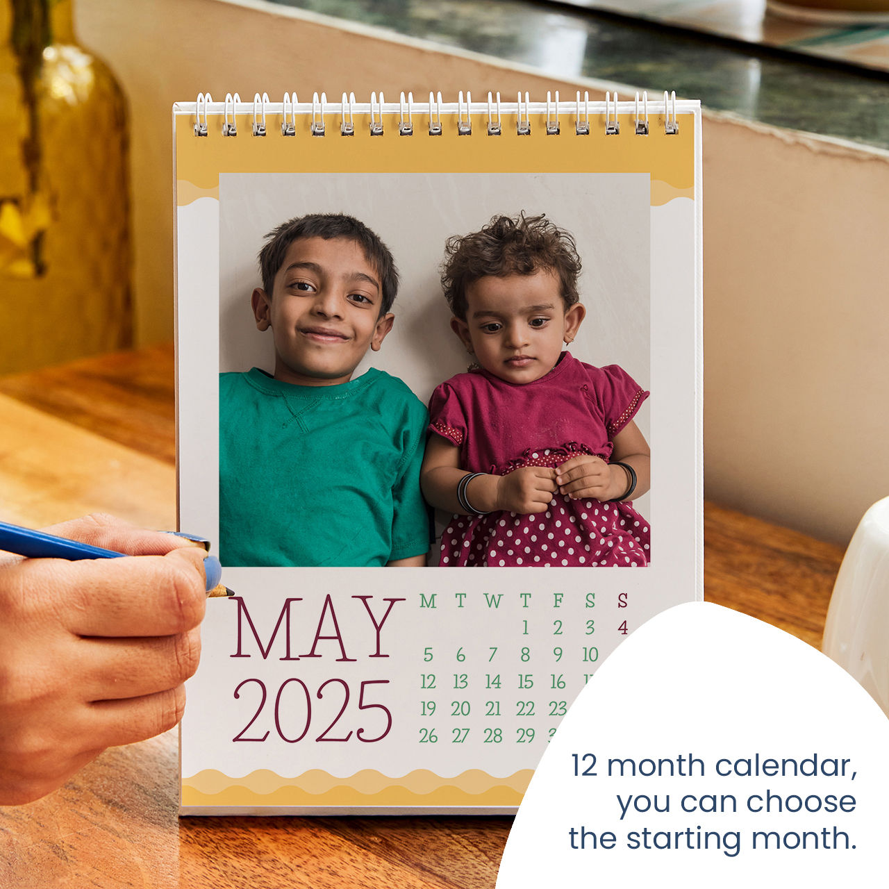 Super Siblings Mini Desktop Calendar | Zoomin