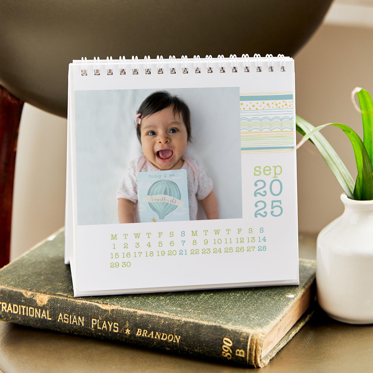 Angelic Moments Custom Desktop Calendar (6x6) | Zoomin