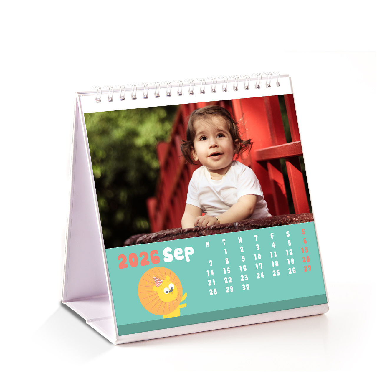 Childhood Memories Custom Desktop Calendar (6x6) | Zoomin