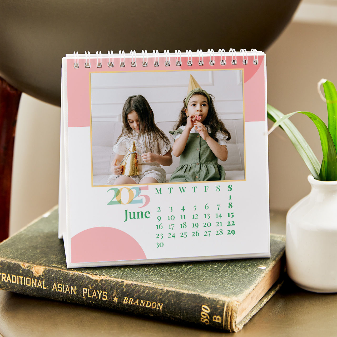 Joys Of Life Custom Desktop Calendar (6x6) | Zoomin