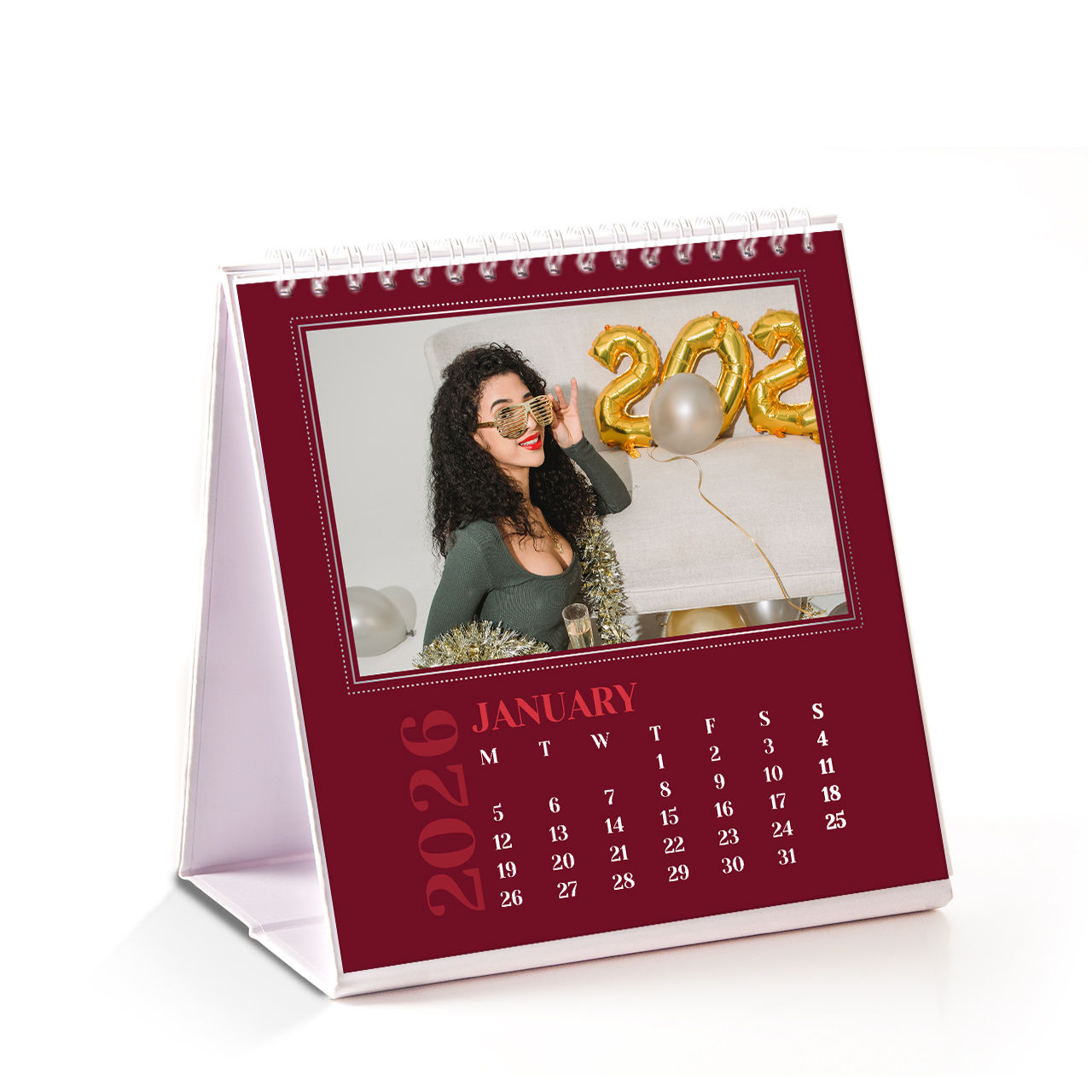 Living Life & Loving It Custom Desktop Calendar (6x6) | Zoomin
