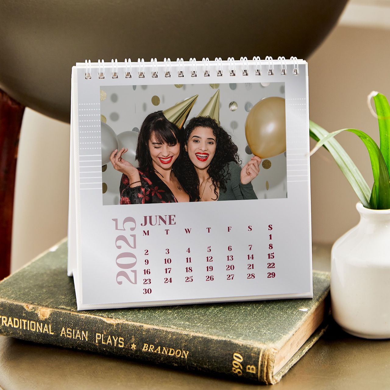 Living Life & Loving It Custom Desktop Calendar (6x6) | Zoomin